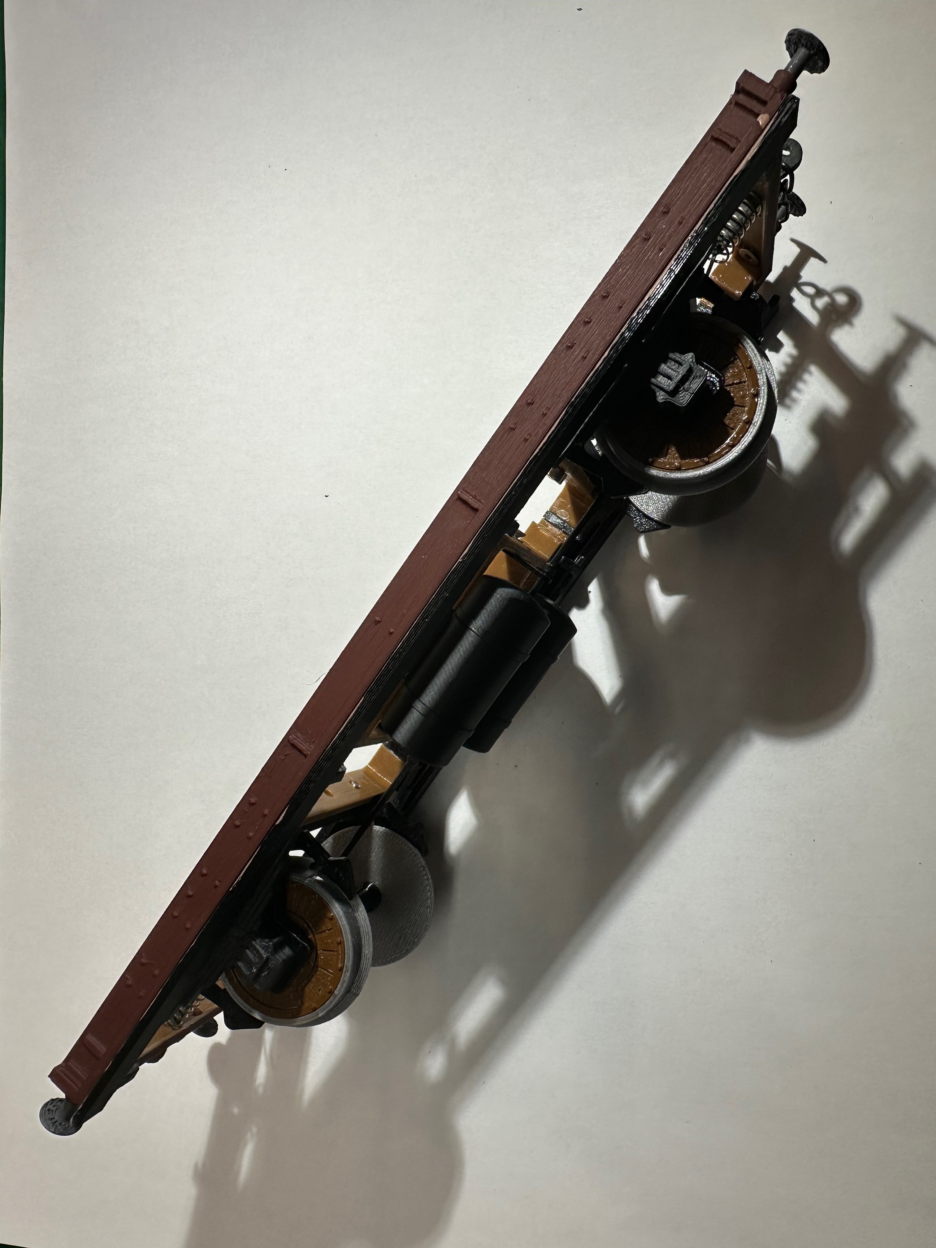 GNR (& Generic) 4 Wheel Coach Underframe | Gauge 1 3D Circle